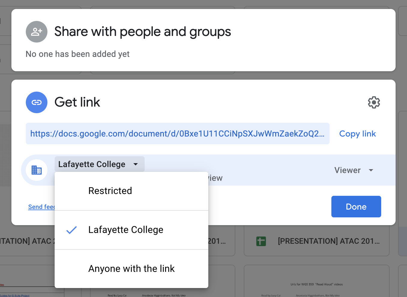 My Drive File Sharing Access And Permissions Technology Help 