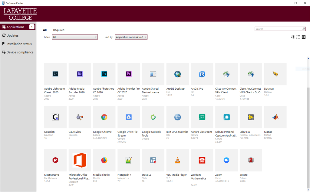 Software Center for Windows - Technology Help · Technology Help ...